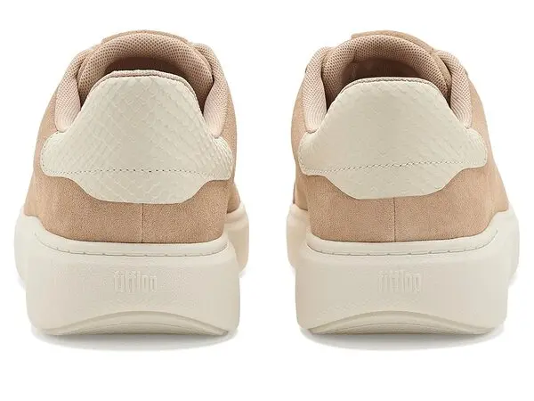 Fitflop Rtg Suede Snake Lace-up Trainers Shoes Hazelnut