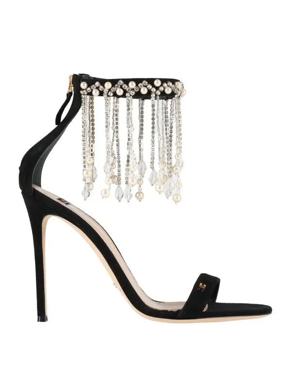 Elisabetta Franchi Sandals Size Leather