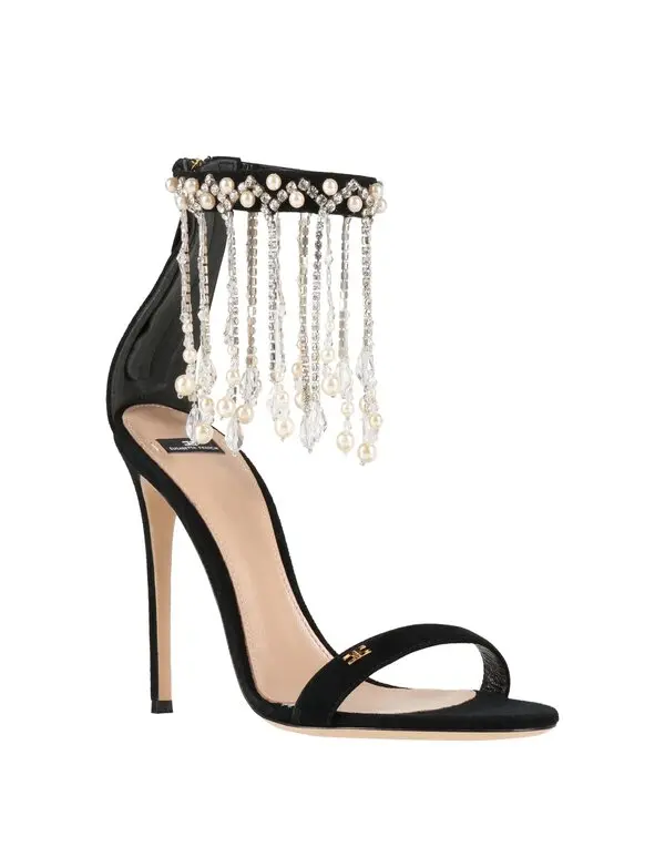 Elisabetta Franchi Sandals Size Leather