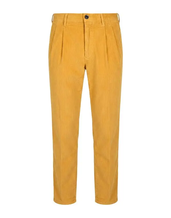 Incotex Slacks Slowear Pants Size Cotton, Elastane - Yellow