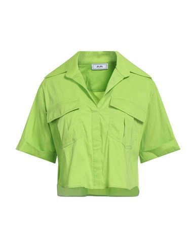 JIJIL Cotton Blend Shirt With Chest Pockets - Green