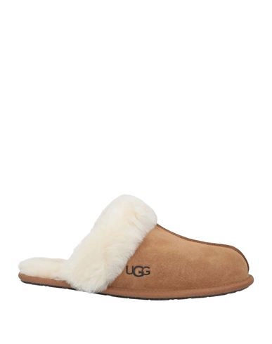 UGG Scuffette Ii House Slipper Camel Size Leather, Shearling - Beige