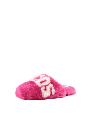 Gcds Textile Slippers With Plush Fabric And Logo