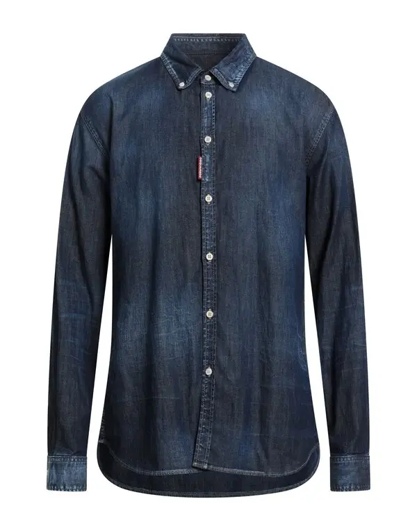 Dsquared2 Denim Shirt Size Cotton, Elastane