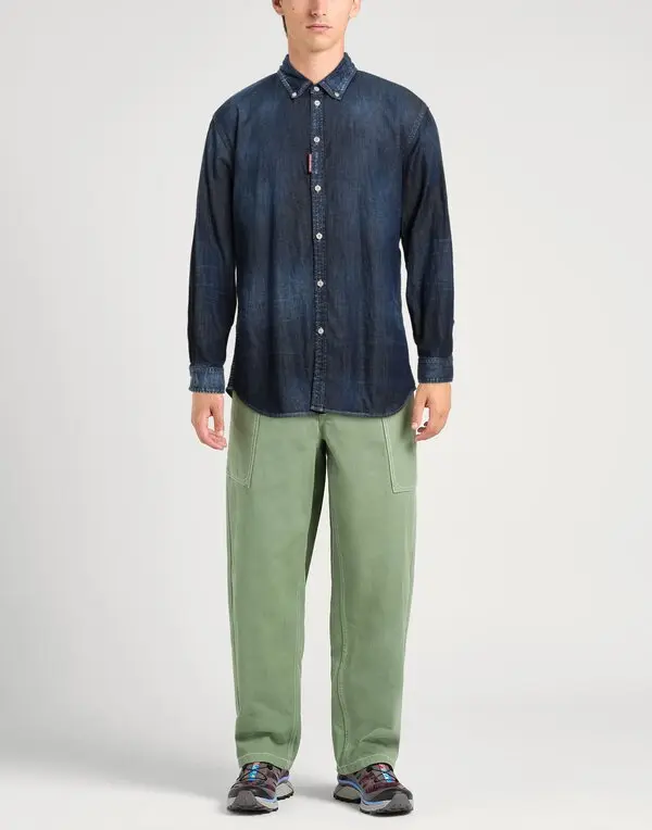 Dsquared2 Denim Shirt Size Cotton, Elastane