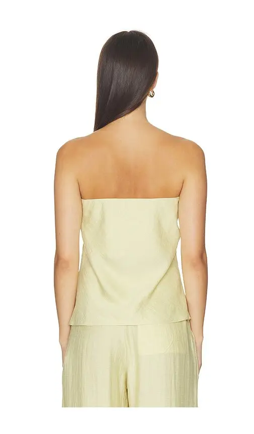 MOTHER OF ALL Sana Strapless Linen Top
