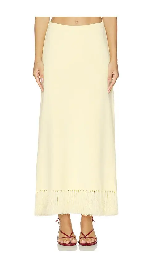 Clea Amelia Fringe Hem Skirt