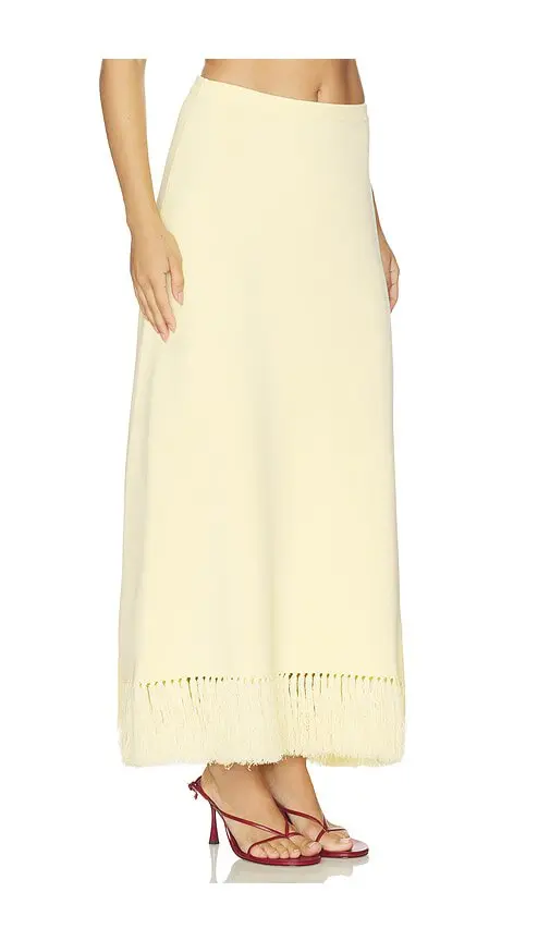 Clea Amelia Fringe Hem Skirt