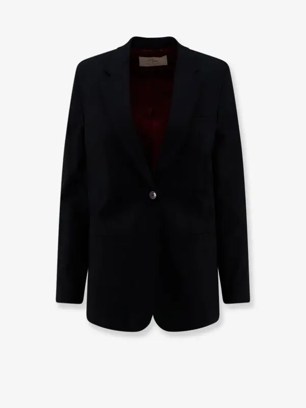 ALYSI Singlebreasted Stretch Virgin Wool Blazer