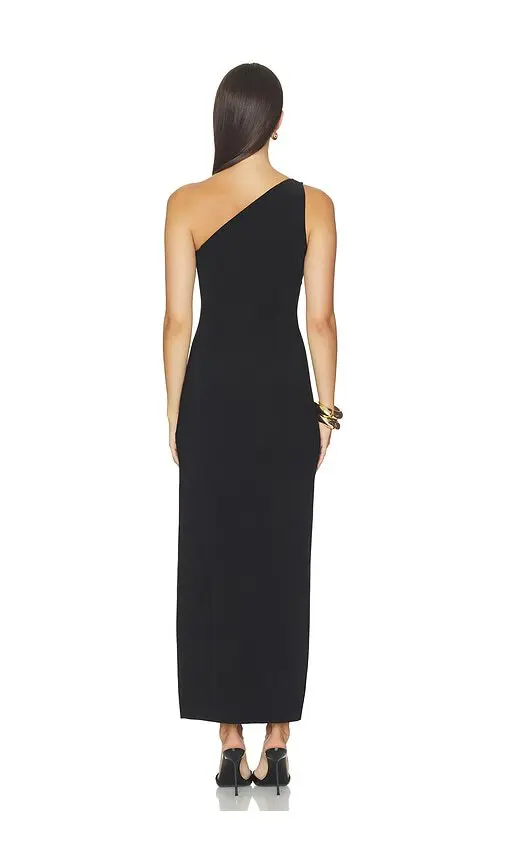 Norma Kamali Lifestyle One Shoulder Long Dress