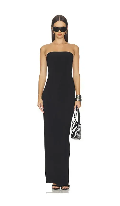 Norma Kamali Strapless Long Dress
