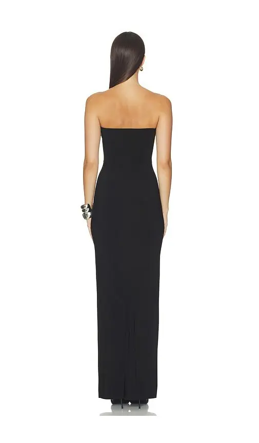 Norma Kamali Strapless Long Dress