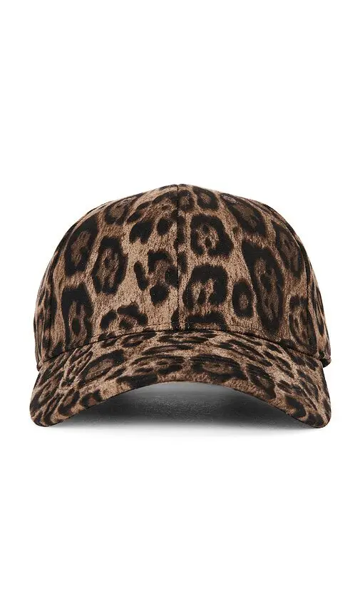 8 Other Reasons Baseball Cap In Brown - Dark Leopard