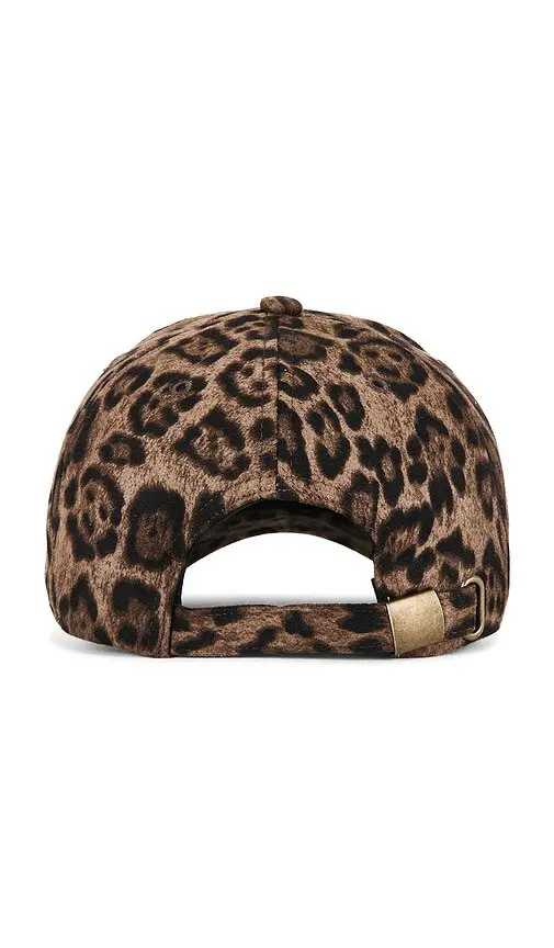 8 Other Reasons Baseball Cap In Brown - Dark Leopard