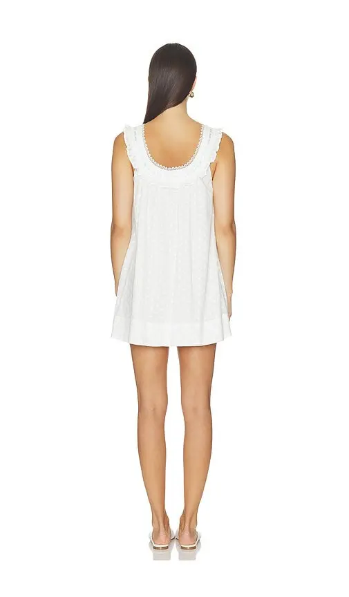 Majorelle Alessia Embroidered Mini Dress