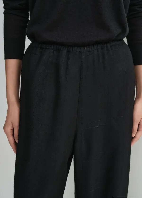 TOTEME Monogram Flannel Pajama Trousers