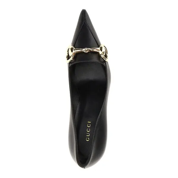 Gucci Boulevard Pumps With Horsebit Detail - Black