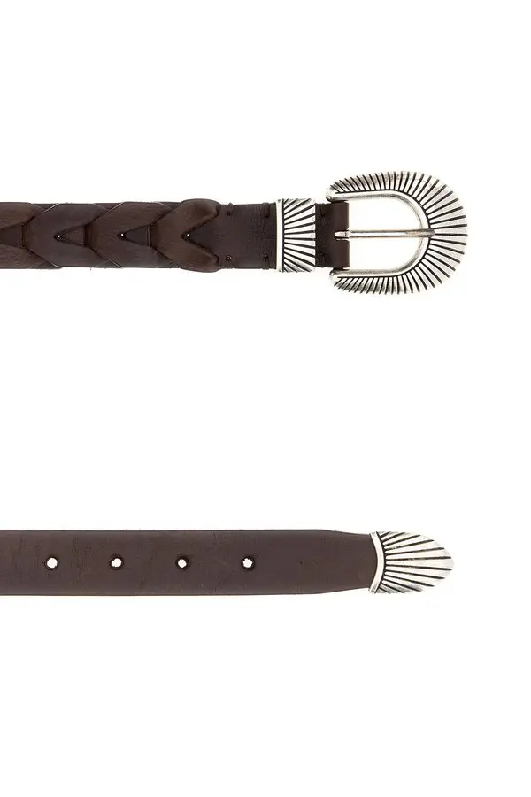 GOLDEN GOOSE Woven Leather Belt