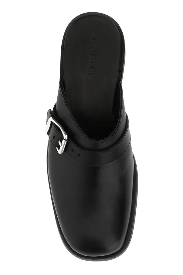Our Legacy Leather Slippers