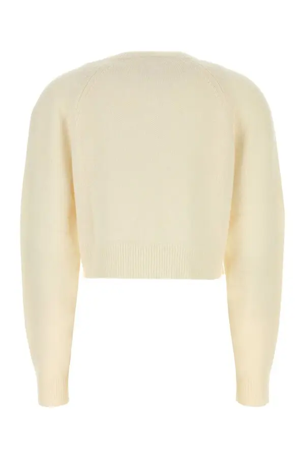 Loulou De Saison Ivory Cashmere Heike Cardigan