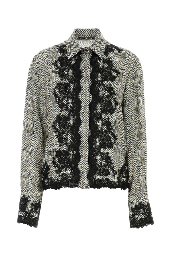 Ermanno Scervino Printed Viscose Shirt