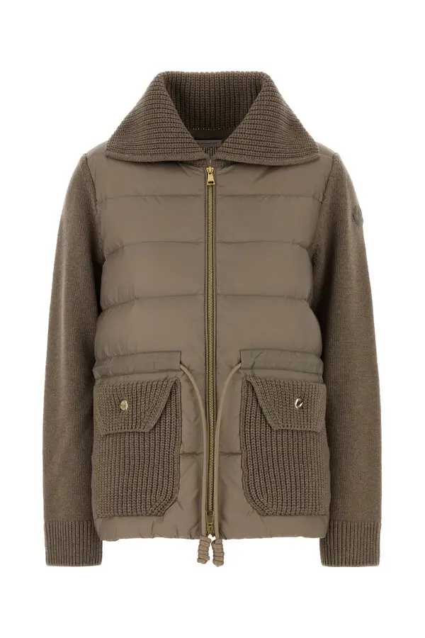 Moncler Dove Wool Blend Cardigan