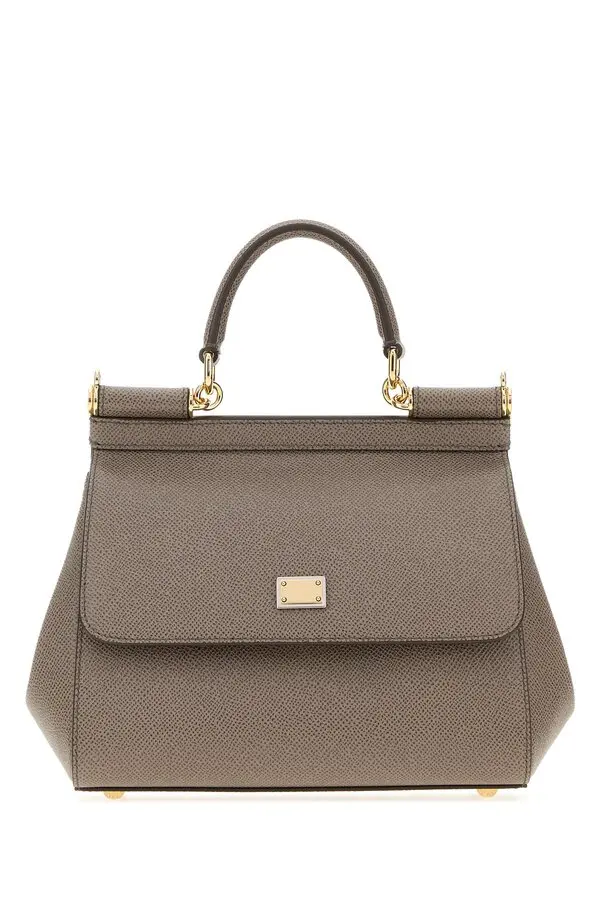 Dolce & Gabbana Leather Medium Sicily Handbag