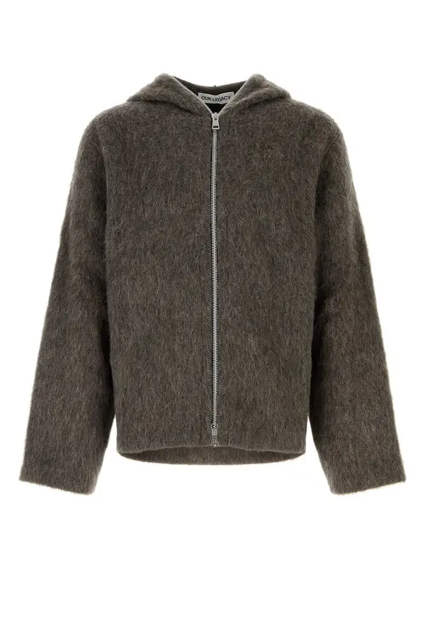 Our Legacy Mud Wool Blend Oversize Cardigan - Brown