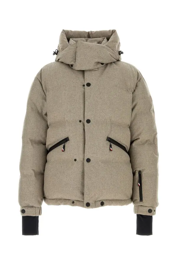 Moncler Cappuccino Krun Down Jacket - Light Brown