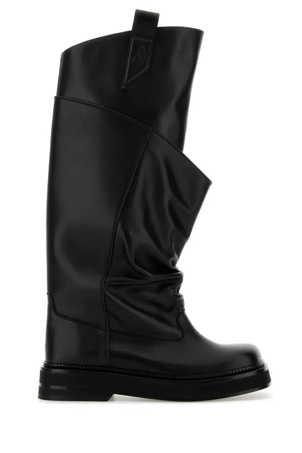 Attico Leather Passeggiata Boots