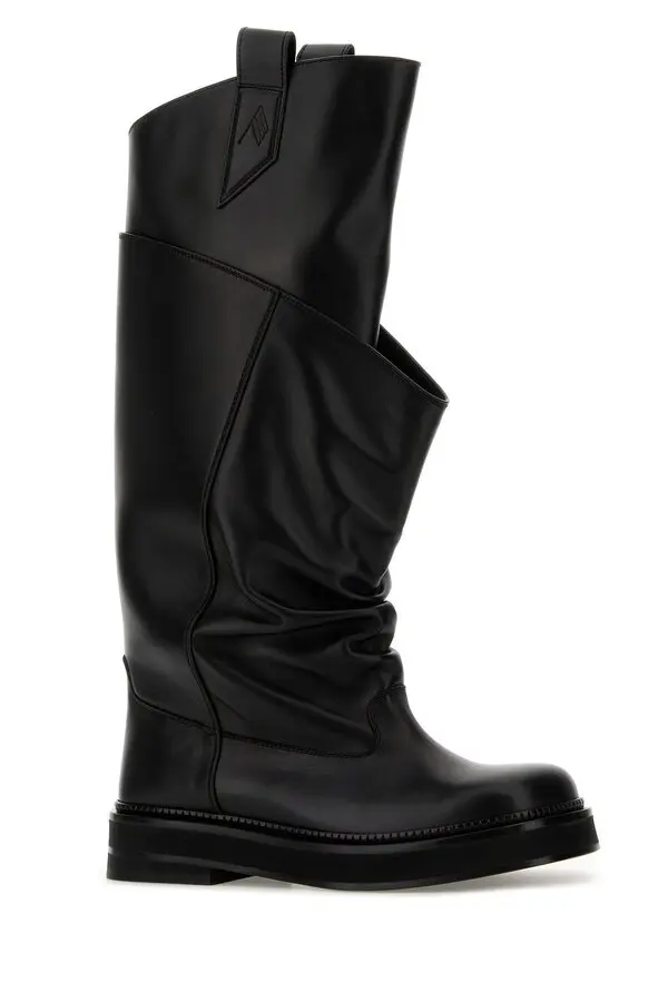 Attico Leather Passeggiata Boots