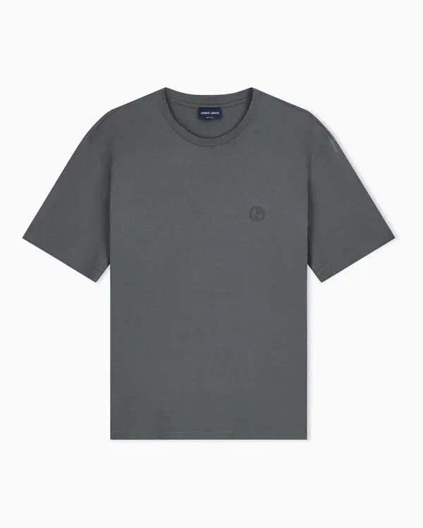 Giorgio Armani T Shirt Regenagri Cotton Jersey Regular Fit