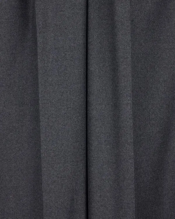 Giorgio Armani Oversized Double Pleat Trousers In Virgin Wool Flannel