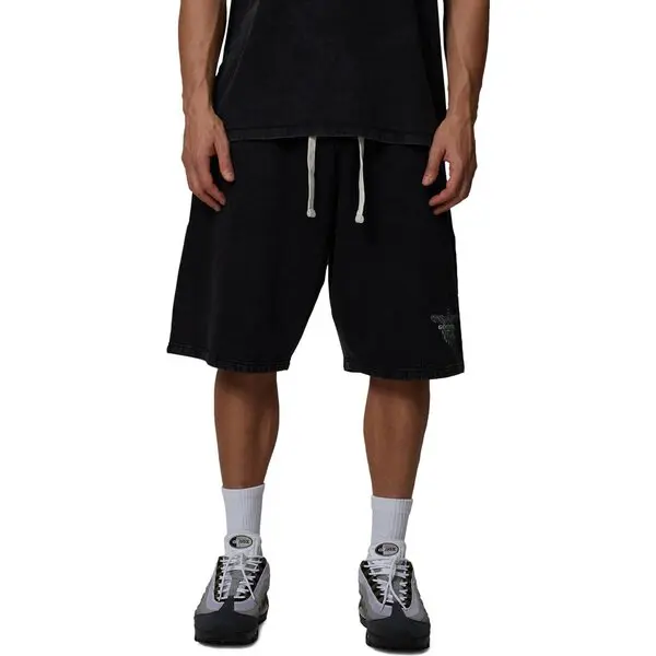 GOOD FOR NOTHING Oversized Eagle Shorts