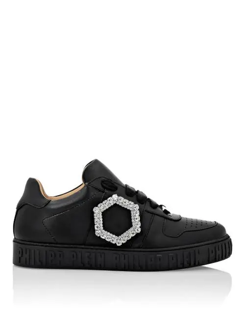 Philipp Plein Leather Lo-top Sneakers