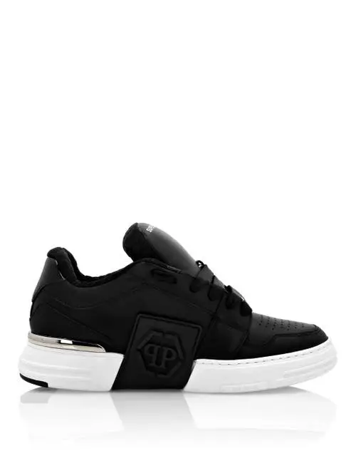 Philipp Plein Super Street Lo-top Sneakers Hexagon Logo - Black