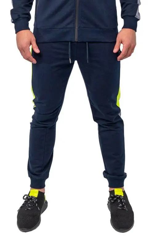 MACEOO Level Neon Striped Jogger Pants