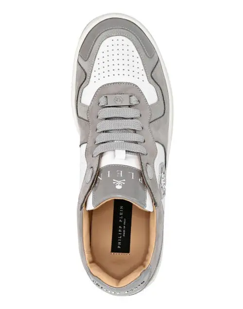 Philipp Plein Mix Leather Lo-top Sneakers Techno
