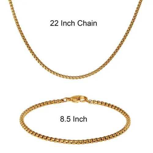 Lucky Brand Rope Chain Necklace & Bracelet Set