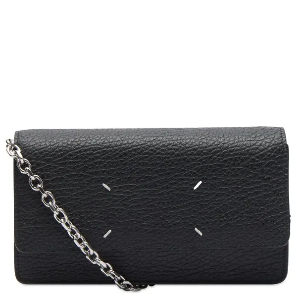 MAISON MARGIELA Large Wallet With Chain - Black