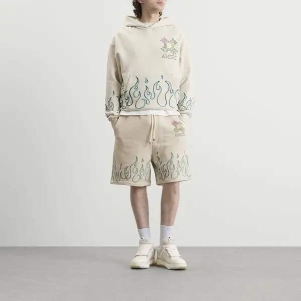 Amiri Ma Quad Flames Sweatshort