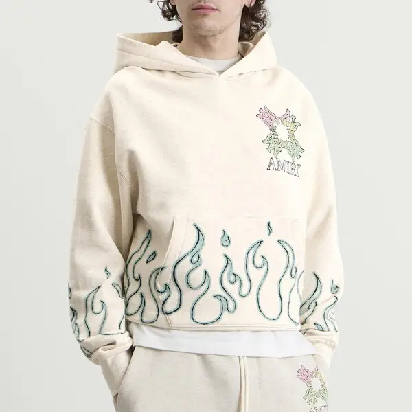 Amiri Ma Quad Flames Hoodie