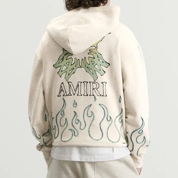 Amiri Ma Quad Flames Hoodie