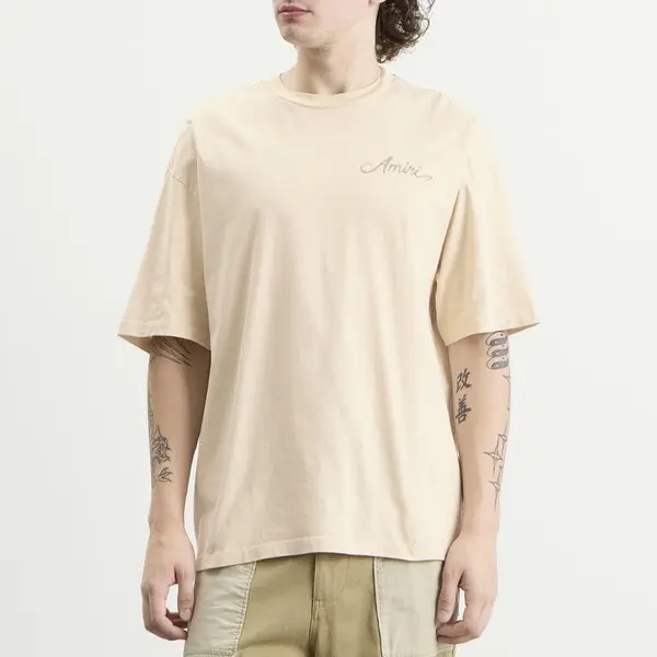 Amiri Ma Check Patch Skate T-shirt