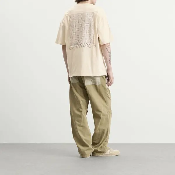 Amiri Ma Check Patch Skate T-shirt