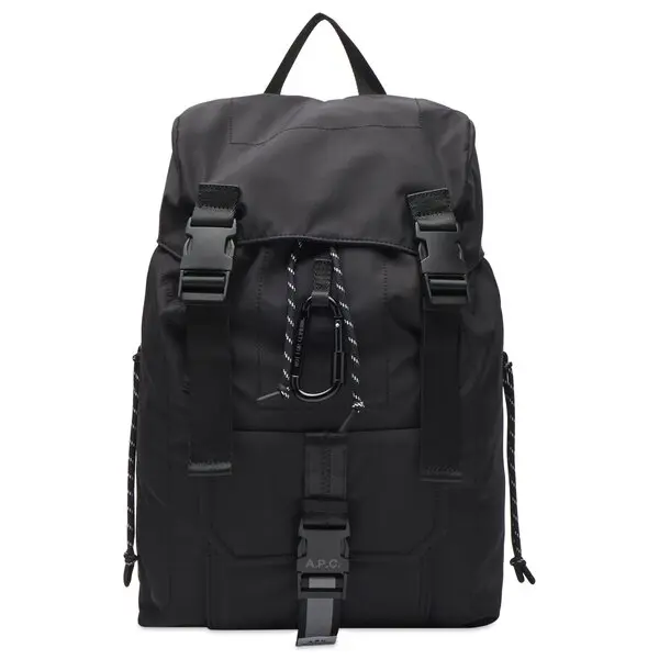 A.p.c. Sac A Dos Trek 2.0 Back Pack - Black