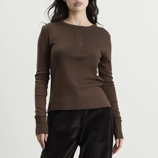 Studio Nicholson Roane Long Sleeve Henley