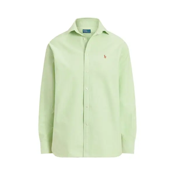 Ralph Lauren Relaxed Fit Cotton Oxford Shirt - Lime Drop