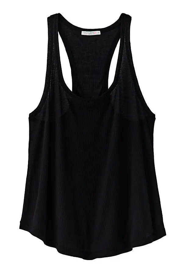 Free People Intimately Bare Rib Tank - Black