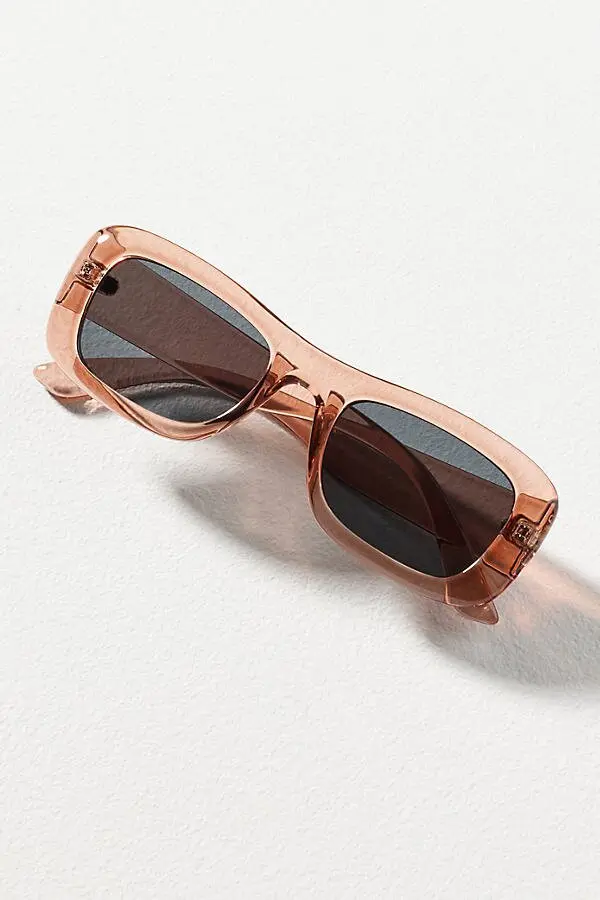 Anthropologie Flat-top Curved Rectangle Sunglasses